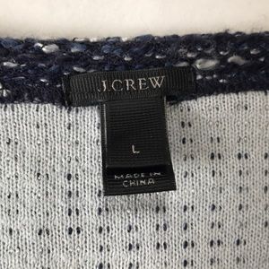 J. Crew | Jackets & Coats | J Crew Boucl Jacket In Indigo Colorblock ...